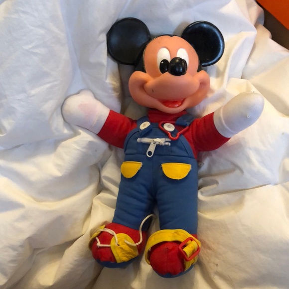 Disney | Toys | Mickey Mouse Doll Learn To Tie | Poshmark